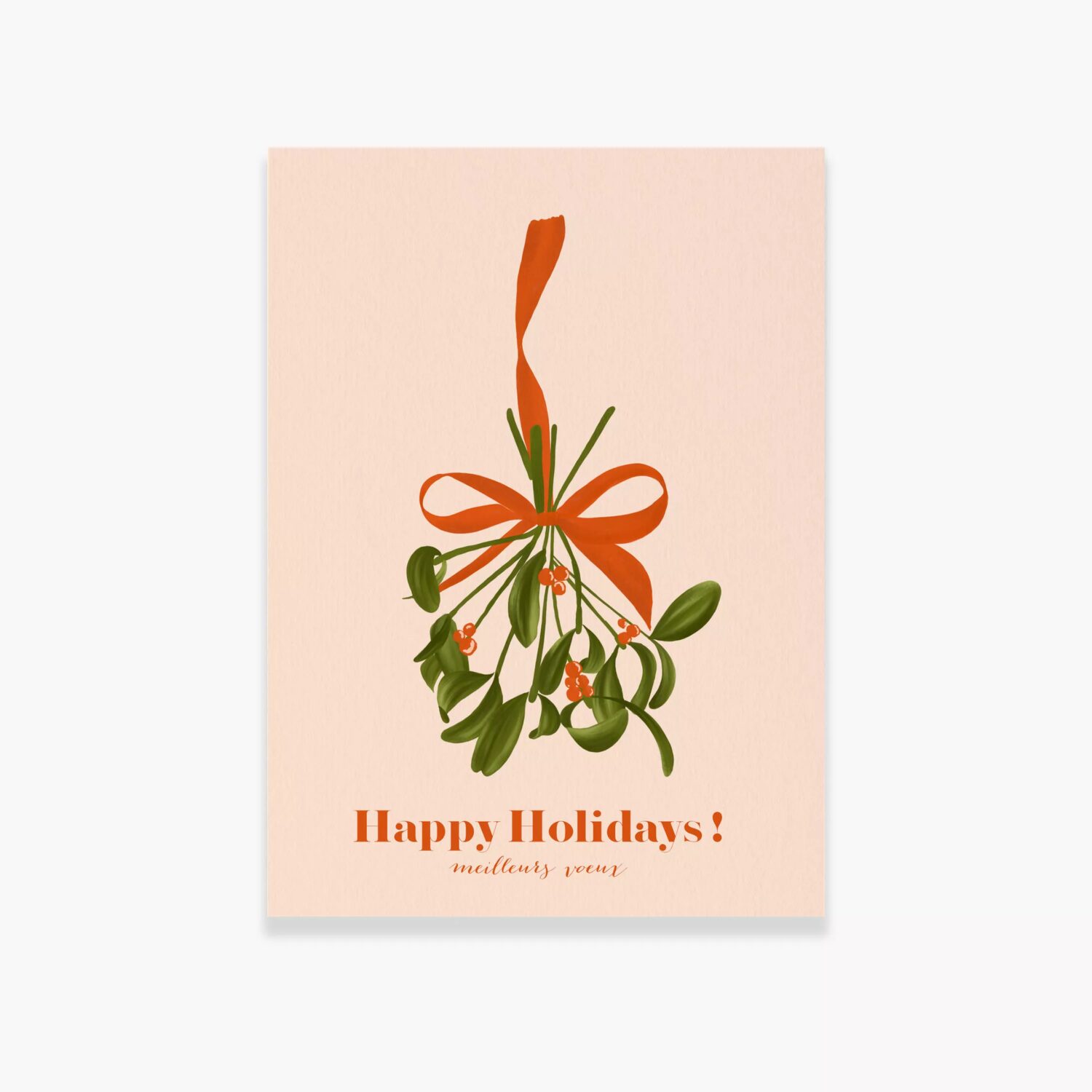 Carte de Voeux Bouquet de Gui - Maison Célestine